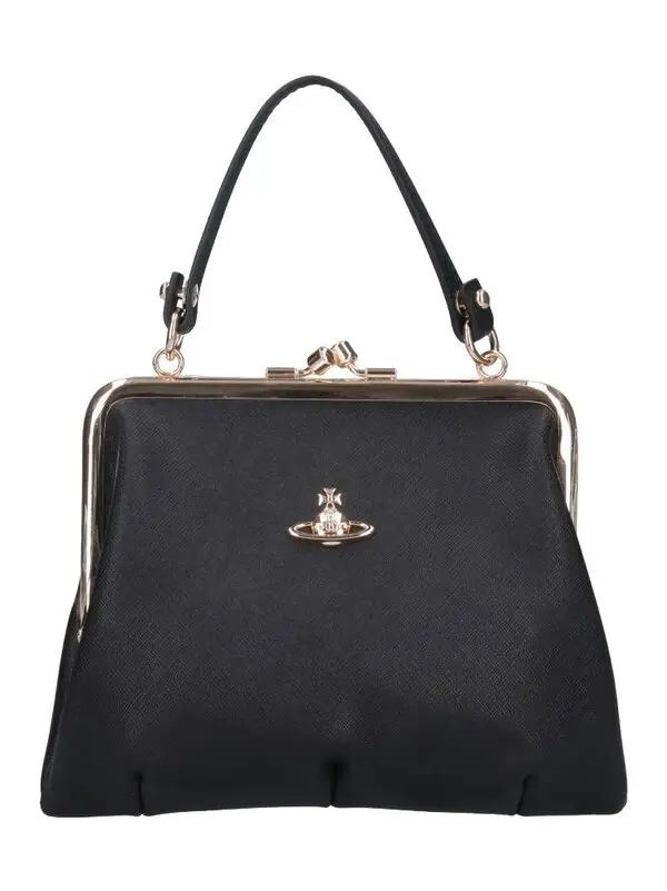 VIVIENNE WESTWOOD Granny Frame Handbag - Ebony