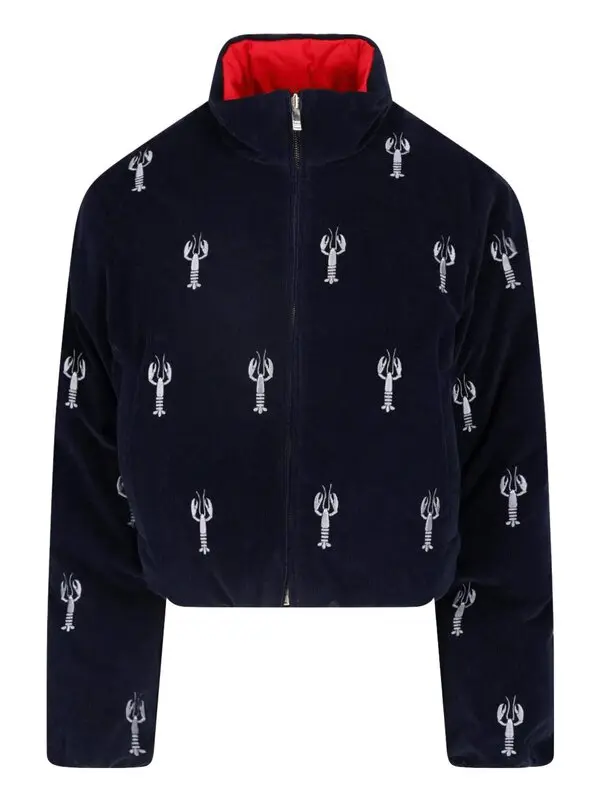 Thom Browne Reversible Cropped Jacket - Blue
