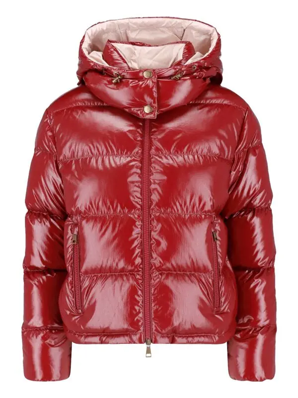 Moncler Niveole" Padded Down Jacket - Red