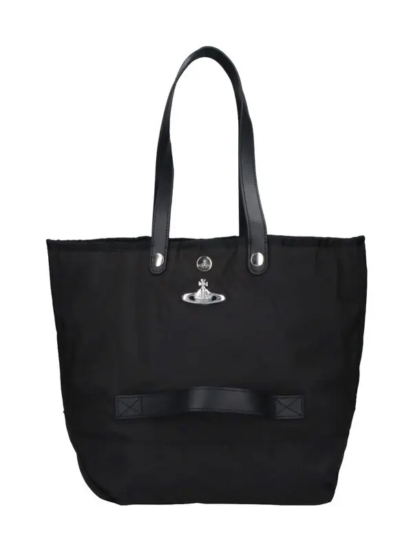 VIVIENNE WESTWOOD Medium Tote Bag "utility - Black