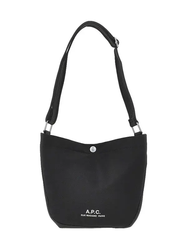 A.p.c. Water-repellent Canvas Small Journal Bag - Black