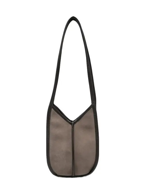 Hereu Suede Shoulder Bag - Gray