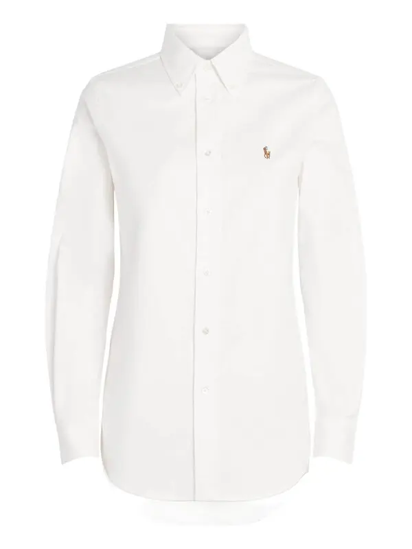 Polo Ralph Lauren Slim Fit Oxford Shirt - White