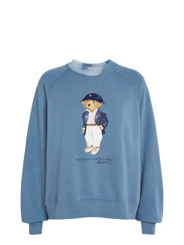 Polo Ralph Lauren Polo Bear Crewneck Sweatshirt - Blue
