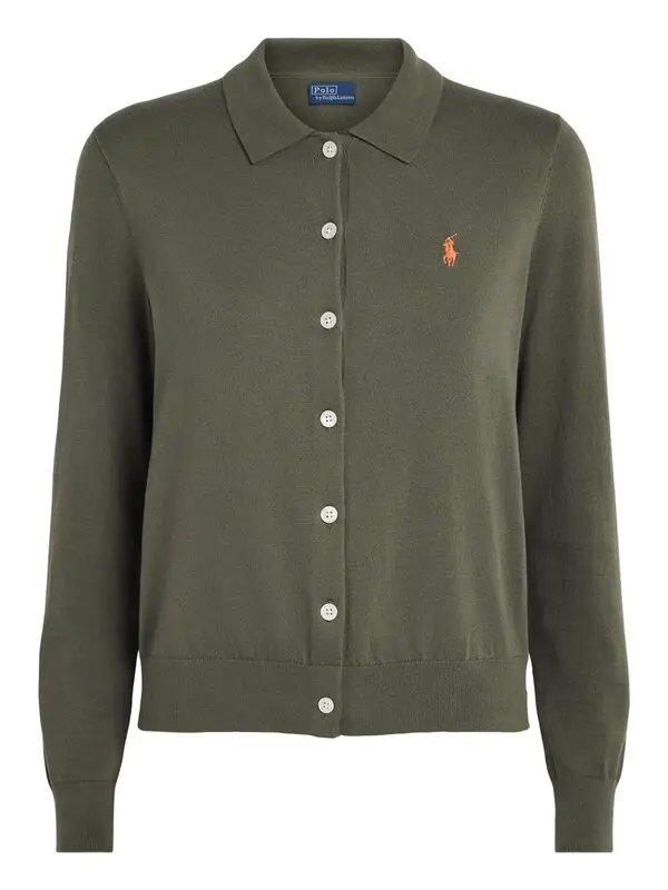 Polo Ralph Lauren Cotton Blend Cardigan - Green