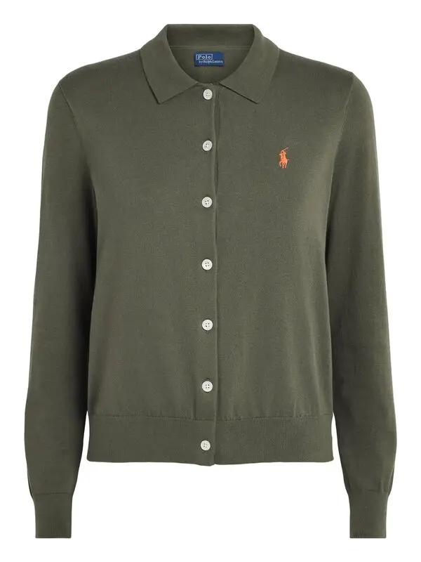 Polo Ralph Lauren Cotton Blend Cardigan - Green