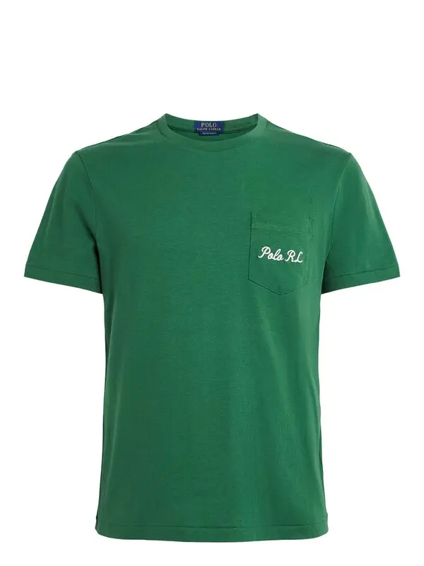Polo Ralph Lauren Cotton Logo Custom Slim-fit T-shirt - Green