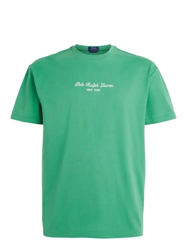 Polo Ralph Lauren Cotton Embroidered Logo T-shirt - Green