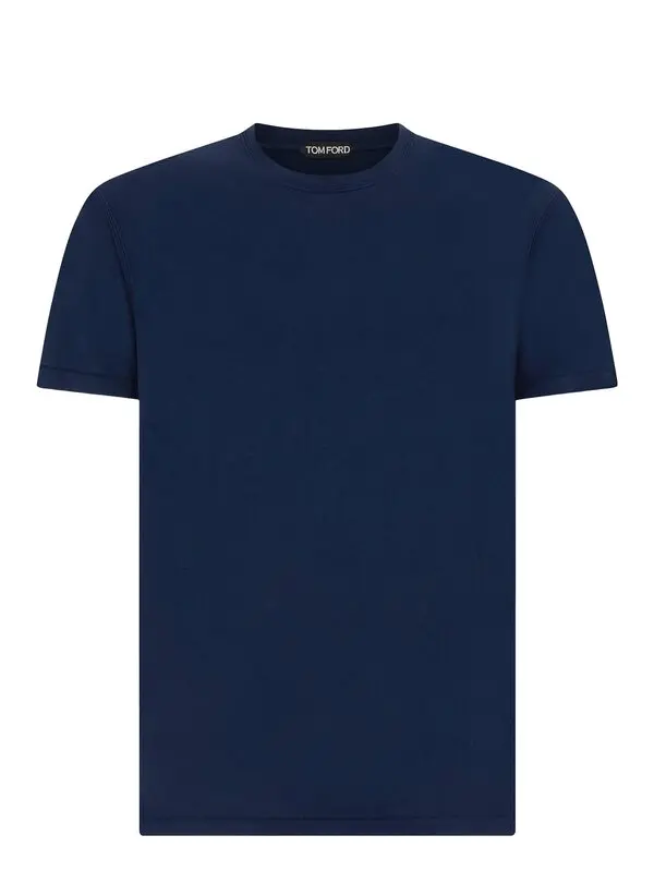TOM FORD Crew-neck T-shirt - Blue
