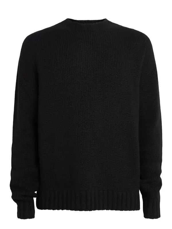 Canada Goose Easton Recycled Cashmere-merino Wool Sweater - Black