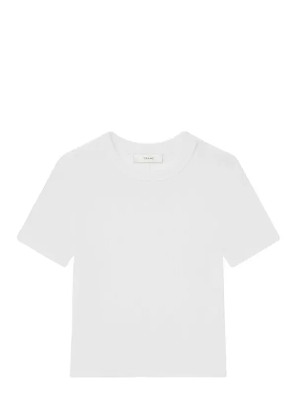 FRAME The Rib T-shirt - White