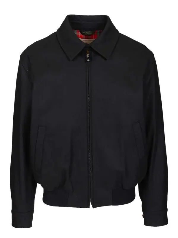 BARACUTA G18 Melton Jacket - Blue