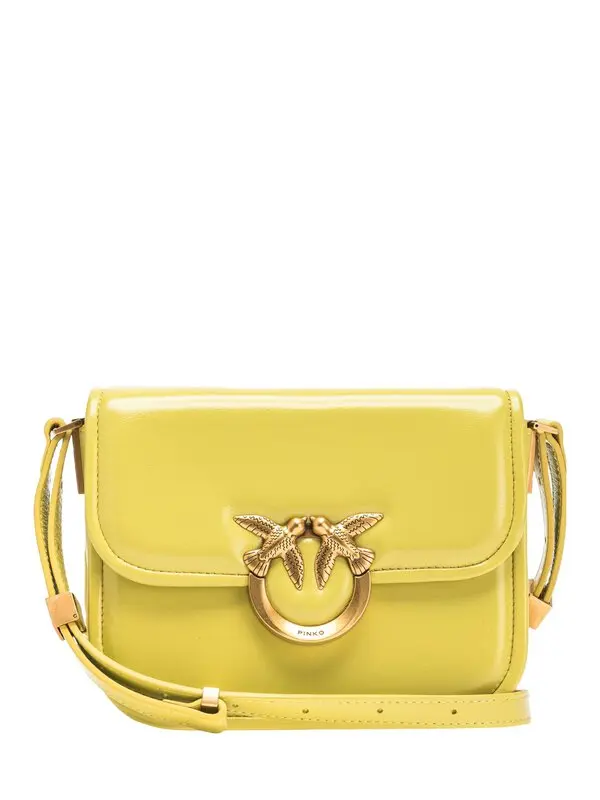 Pinko Love Bag Box Shoulder Bag - Yellow