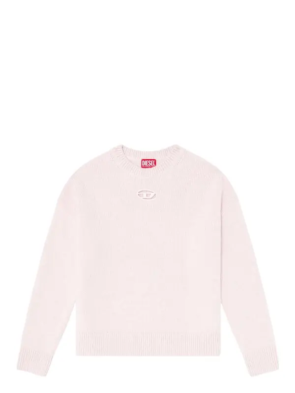DIESEL® Jumper In Wool And Alpaca Blend - Light Pink