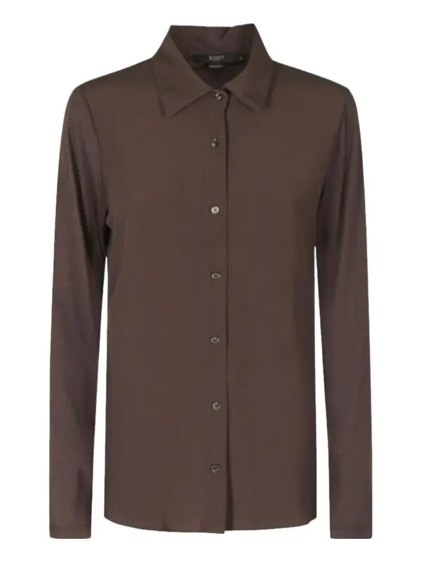 Seventy Long-sleeved Shirt - Cool Brown