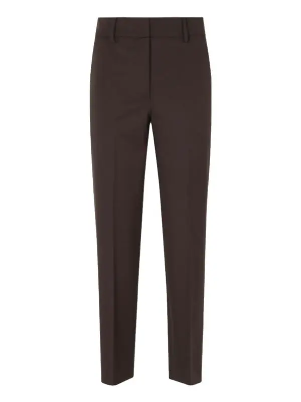 Seventy Tapered Tailored Trousers - Brown