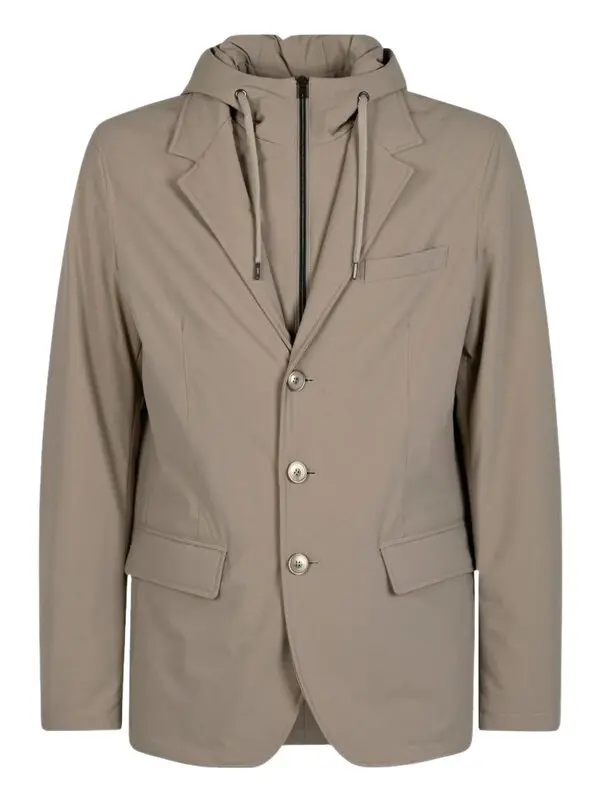 Herno Comfort Stretch Resort Blazer - Beige