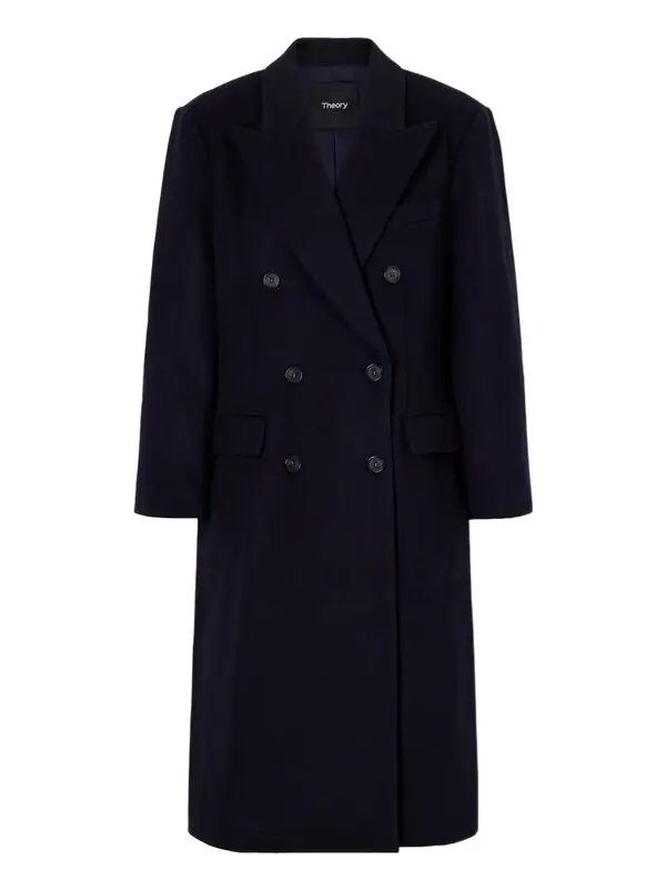 Theory Wool Coat - Black