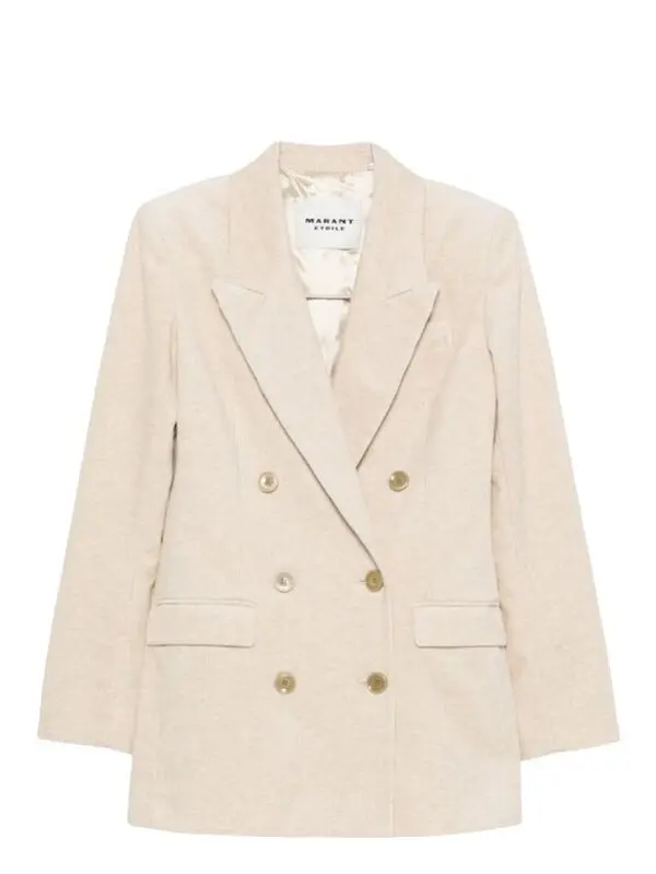 Isabel Marant Étoile Rasma Double-breasted Blazer - Beige