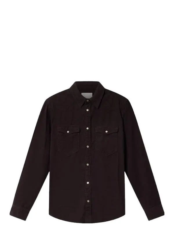 Isabel Marant Étoile Vasco Shirt - Coffee