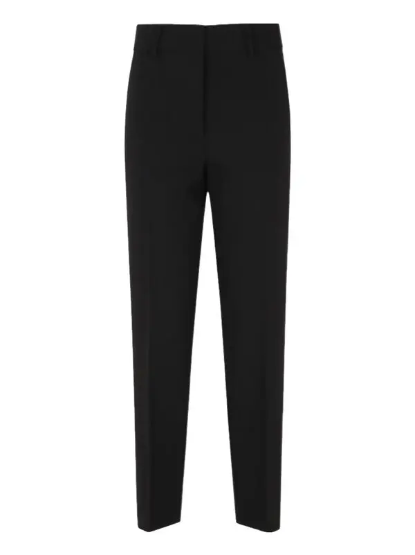 Seventy Tailored Trousers With Belt Loops - Black
