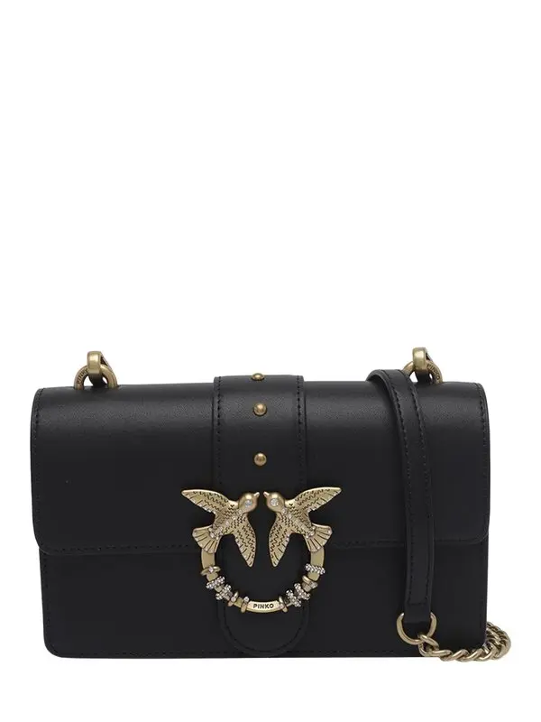 Pinko Mini Love Bag One Crossbody Bag - Black