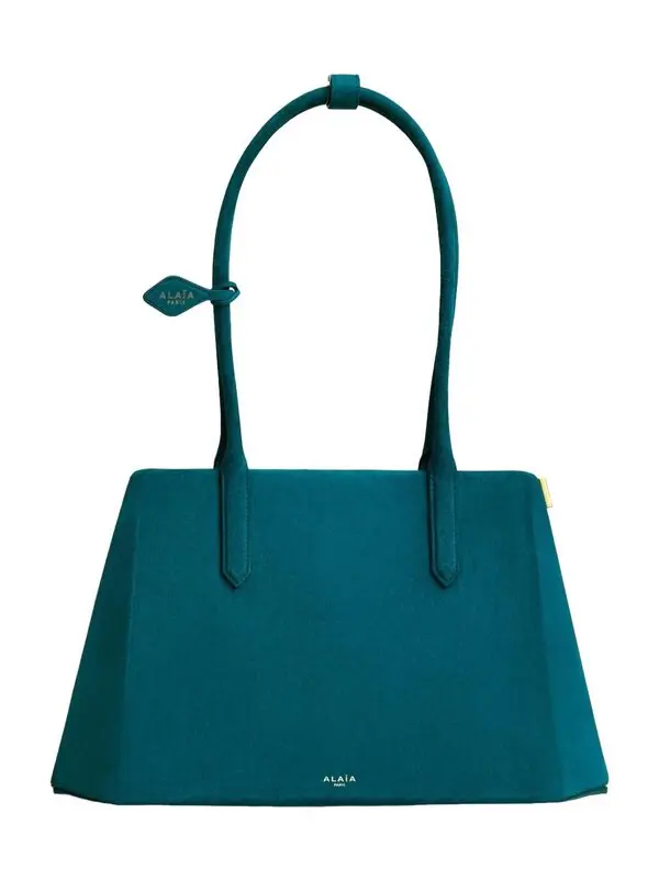 Alaïa Sculptural Suede Handbag - Green