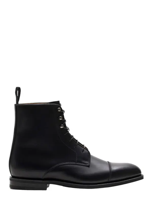 Church's Leather Lace-up Ankle Boots - Black