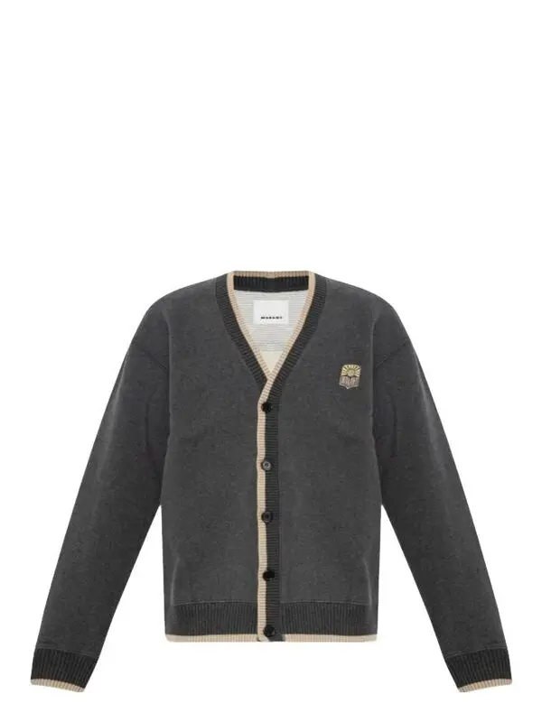Isabel Marant Étoile Long-sleeve V-neck Cardigan - Grey