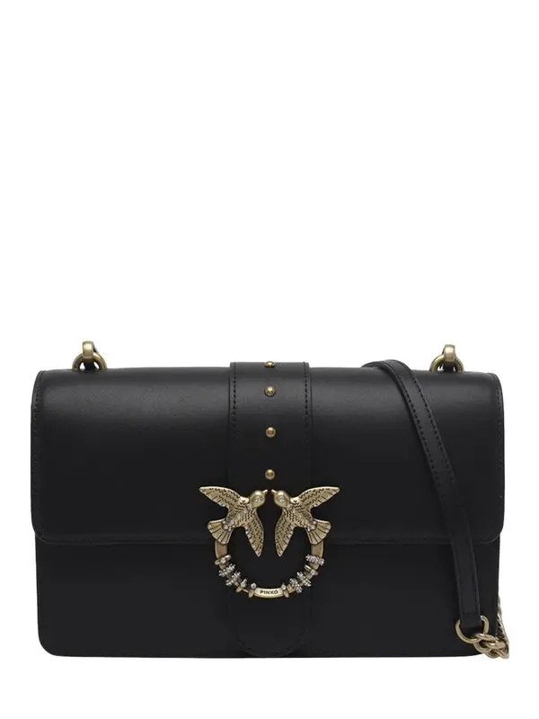 Pinko Logo Plaque Shoulder Bag - No