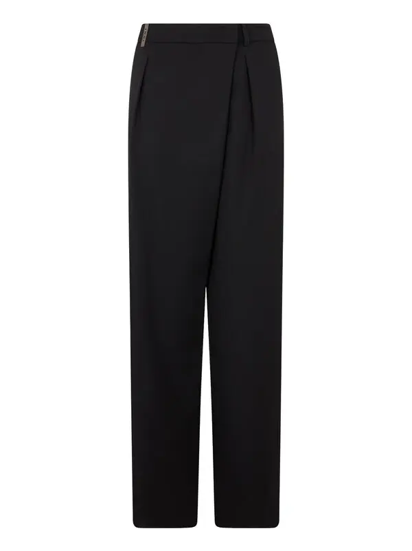 Peserico Pleated Trousers - Black