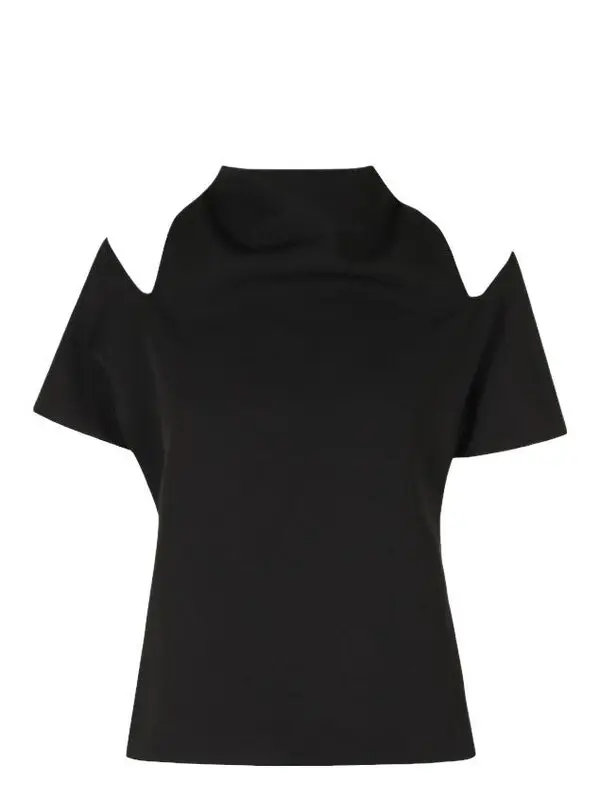 Federica Tosi Off-the-shoulder T-shirt - Black