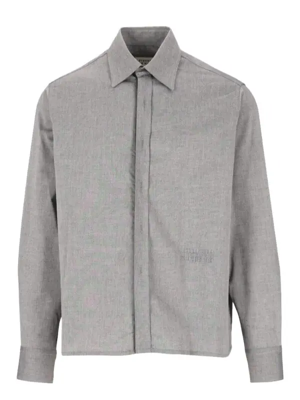 MAISON MARGIELA Numeric Embroidered Shirt - No