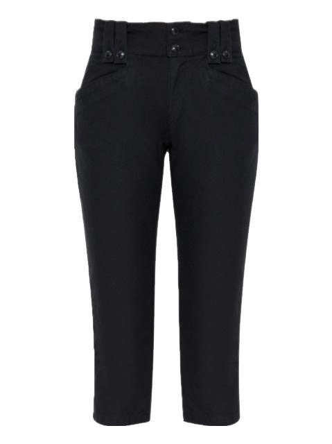 Isabel Marant Étoile Cropped Button-detail Trousers - Black
