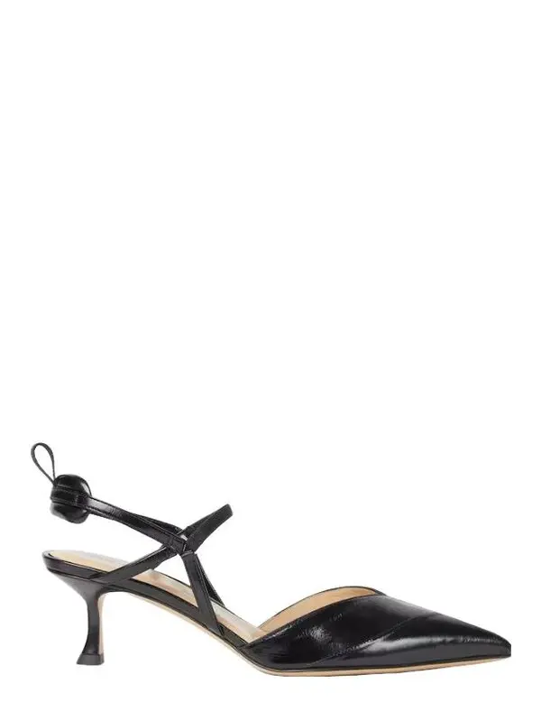 Fendi Colibri Slingback Mid-heeled Pumps - Black