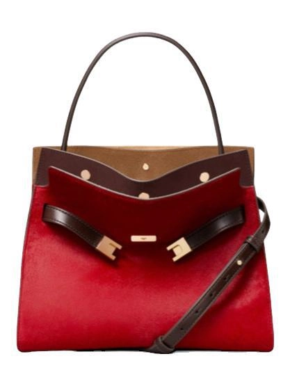 Tory Burch Lee Radziwill Small Shoulder Bag - Red