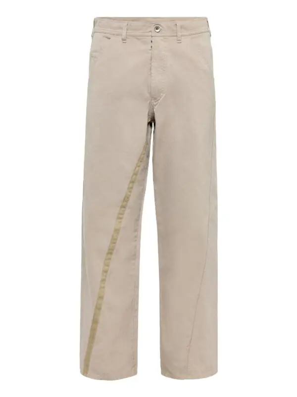 MAISON MARGIELA Cotton Trousers - Grey