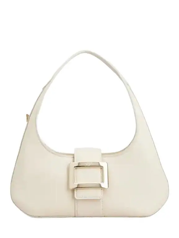 ROGER VIVIER Belle Vivier Hobo Bag - Off-white