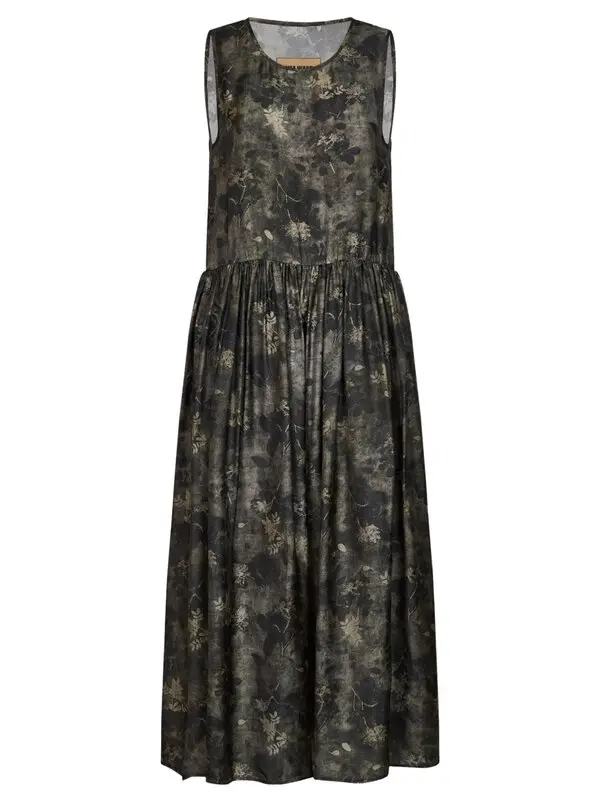 UMA WANG Sleeveless Maxi Dress - Black