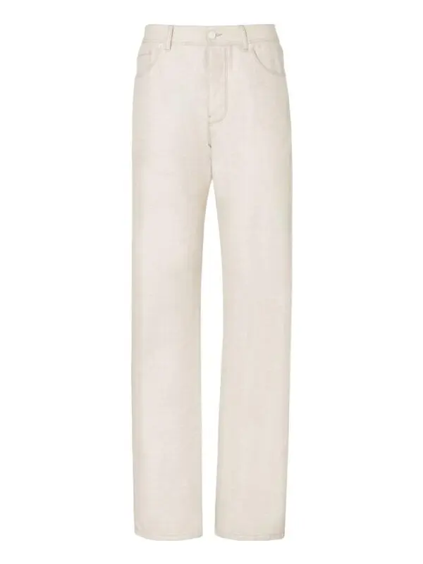 Fendi Long Jeans - Ivory