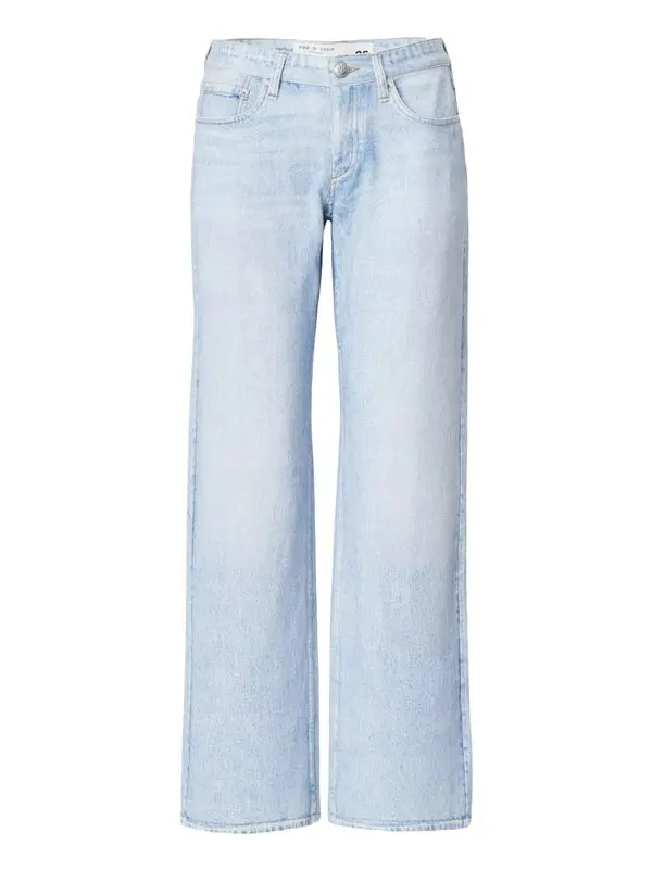 Rag & Bone Rb Miramar Terry Cam Full Straight-leg Trousers - Aria