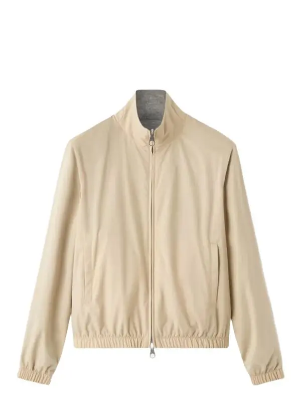 Loro Piana Reversible Bomber Jacket - Sandy Shell