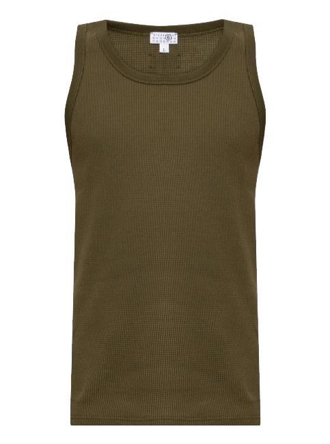 MAISON MARGIELA Crew-neck Tank Top - Green