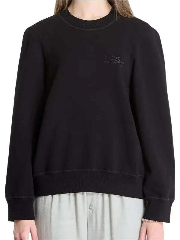 MAISON MARGIELA Crew Neck Sweatshirt - Black
