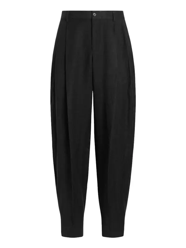 Dolce & Gabbana Pleated Tailored Trousers - Black