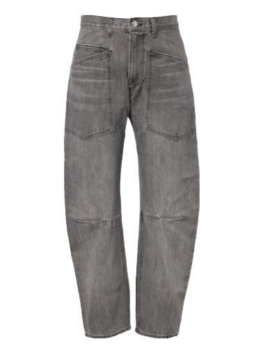 NILI LOTAN Shon Barrel-leg Jeans - Grey