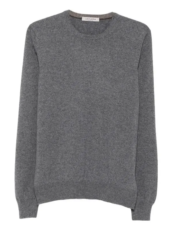D'ANIELLO Crew Neck Knit - Grey