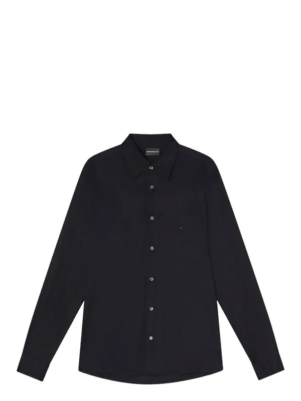 Emporio Armani Cotton Shirt - Black