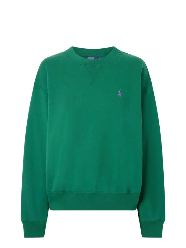 Polo Ralph Lauren Cotton-blend Jersey Sweatshirt - Forest Green