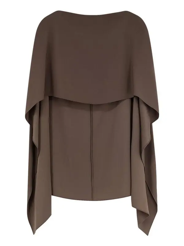 Alberta Ferretti Viscose Cape - Green